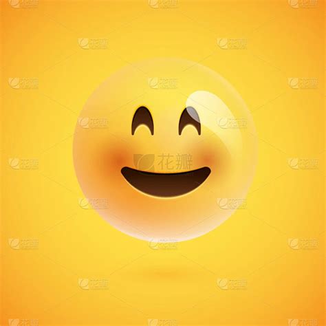 黄色 表情符号 前面 人 三维图形 可爱的 概念 性格 写实 收集图片 三维图形图片素材 花瓣网