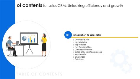 Sales Crm Unlocking Efficiency And Growth Table Of Content Sa Ss Ppt Powerpoint