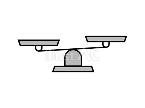 天秤・バランスイラストイラスト No 24478557｜無料イラスト・フリー素材なら「イラストac」