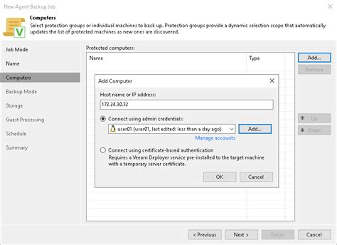 Step 4 Select Computers To Back Up Veeam Agent Management Guide