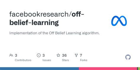 Github Facebookresearchoff Belief Learning Implementation Of The Off Belief Learning Algorithm
