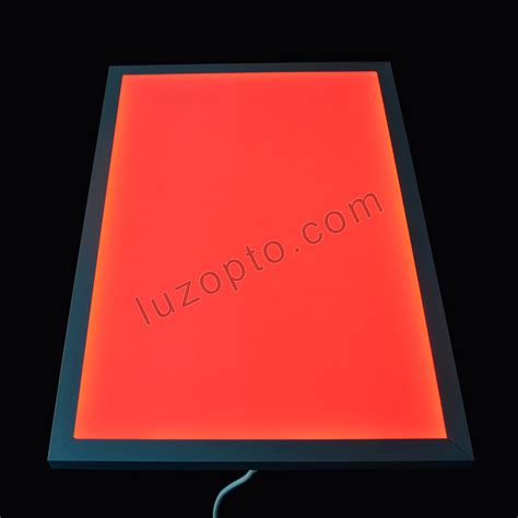 Custom Sizes Slim Dimmable Decorative Rgb Light Panel With A Dimmer