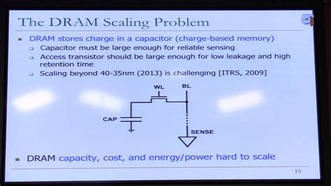 18 740 Computer Architecture Main Memory System Lecture 8 Youtube