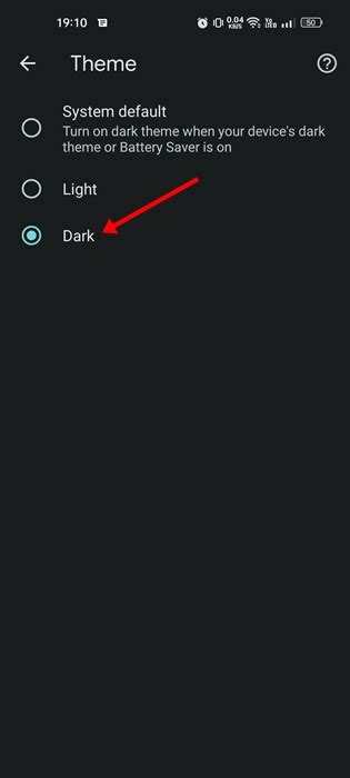 How To Activate Dark Mode On Chrome For Android