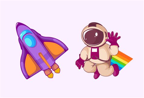 Funny Astronaut Cute Cursor