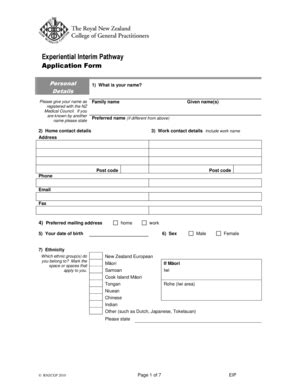 Fillable Online Rnzcgp Org EIP Application Form Doc Image Rnzcgp Org Fax Email Print PdfFiller