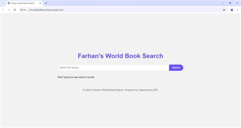 farhan ali on linkedin webdevelopment openlibraryapi frontenddevelopment apis books…