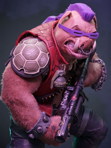 Artstation Bebop Tmnt Viktor Berendeev Tmnt Villains Tmnt Bebop And Rocksteady
