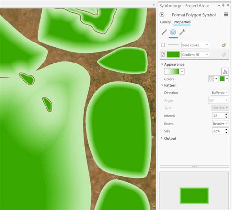 Why Wont Arc Pro Gradient Polygons Fade To Transp Esri Community