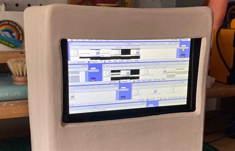 mac 128k emulator gets diy ceramic enclosure r hackaday