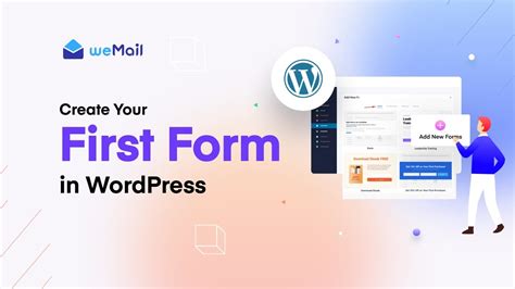 How To Create A Contact Form In Wordpress Using Wemail Youtube