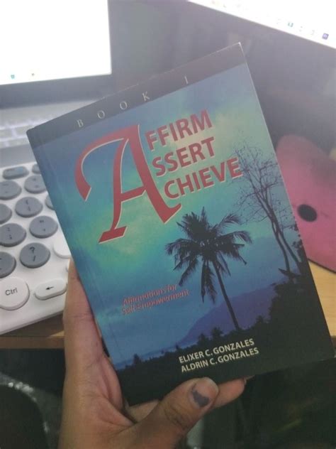 Affirm Assert Achieve Motivational Book On Carousell