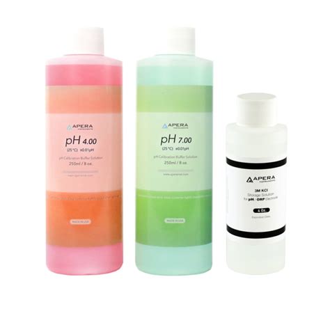 Oz PH Calibration Buffer Solution Kit PH Oz Plus Storage Solution For PH ORP