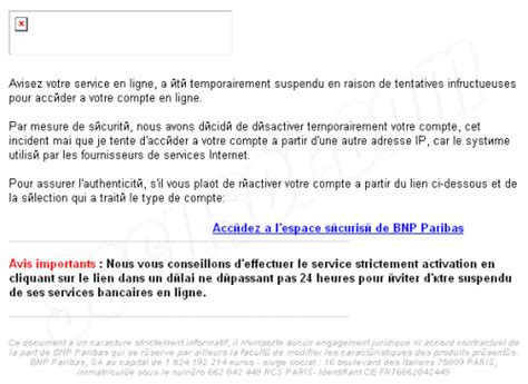 Secuser Com Phishing BNP Paribas