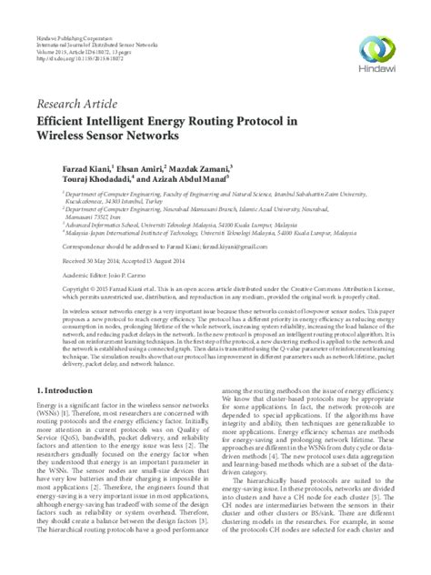 Efficient Intelligent Energy Routing Protocol In Wireless Sensor