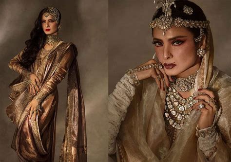 Rekha Exudes Royalty In Recent Photoshoot Proves She Was Is Will Be
