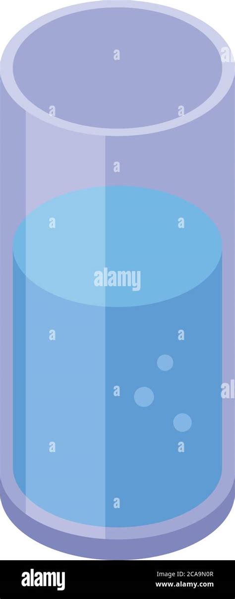 Drink Water Habit Icon Isometric Style Stock Vector Image And Art Alamy