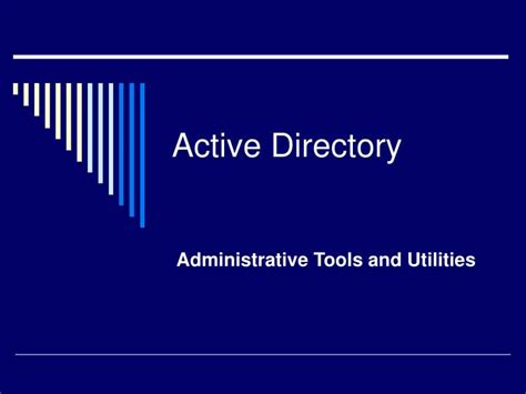 Ppt Active Directory Powerpoint Presentation Free Download Id904196