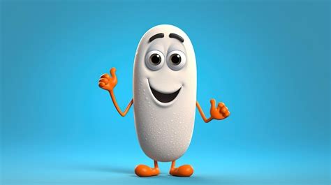 Premium Ai Image 3d Illustration Of A Cute Cartoon Small Robot