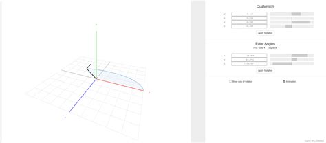 【web工具】3d 旋转中各数据格式之间的转换3d Rotation Converter Csdn博客
