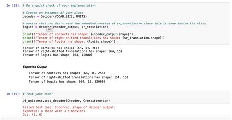 C4W1 Assignment Exercise 3 Decoder Function NLP With Attention