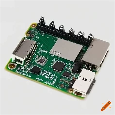 Raspberry Pi Logo On A Tech Background On Craiyon