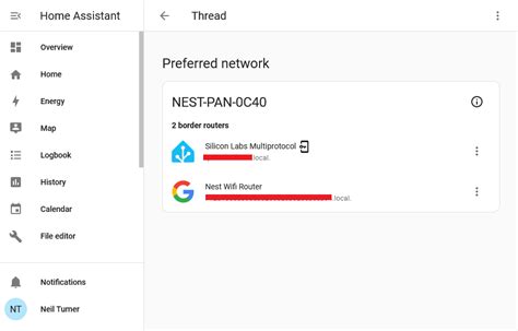 How To Join A Preferred Thread Network In Home Assistant Neil Turner
