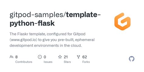 GitHub Gitpod Samples Template Python Flask The Flaskr Template Configured For Gitpod