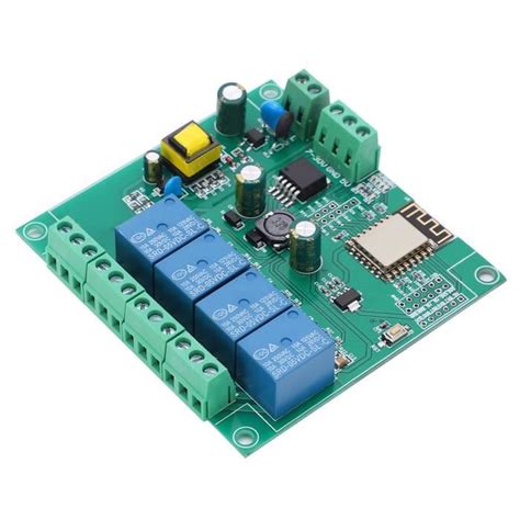 Module De Relais Relais Esp8266 Wifi 4 Canaux Relais Esp8266