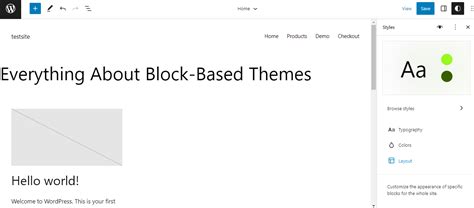 wordpress block based themes and its anatomy