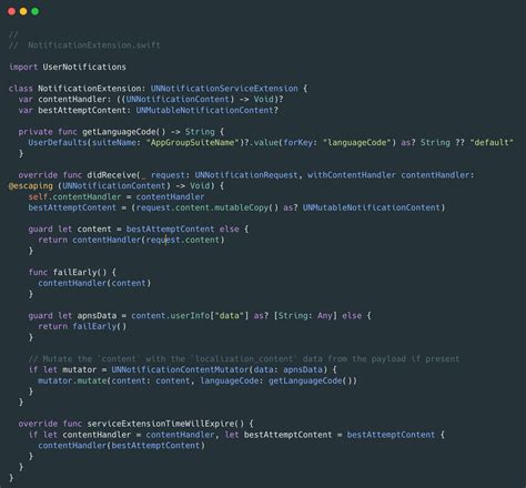 Improving The IOS Push Notification Localization