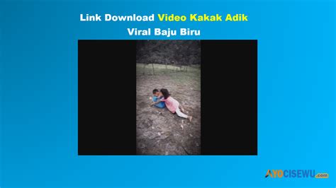 Link Download Video Asli Kakak Adik Viral Baju Biru