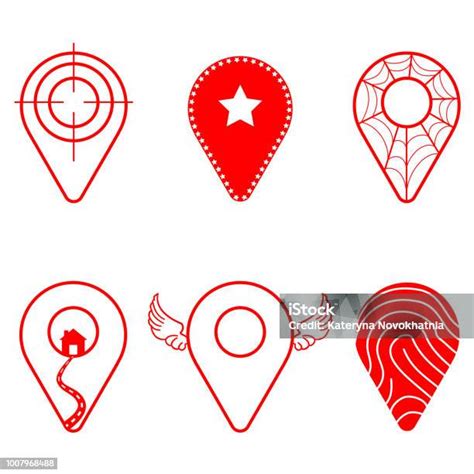 Geolocation 아이콘 팩입니다 Geolocation의 집합 귀하의 웹 사이트 디자인 로고 Ui 애플 리 케이 션에 대 한 다른 스타일에 서명합니다 벡터 그림