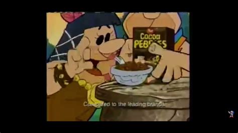 Cocoa Pebbles Commercial The Flintstones T Shirt And A Cap Youtube