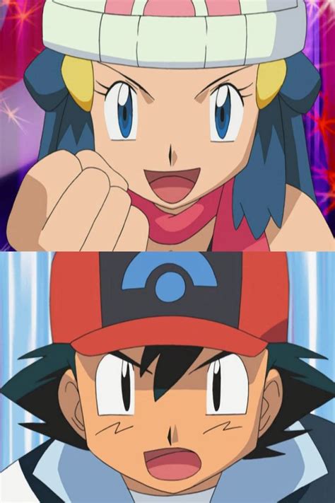 Ash And Dawn Pokemon Personajes Pokemon Personajes