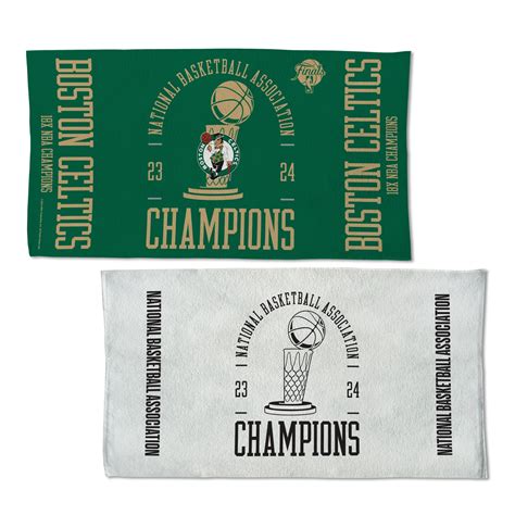 Boston Celtics 2024 Nba Champions Official On Court 2 Sided 22x42