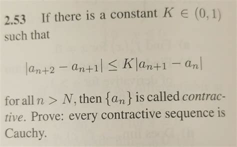 Solved 2 53 If There Is A Constant K Such That 0 1 For All