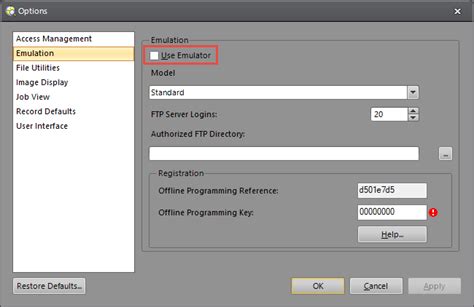 configure in sight explorer with an external ftp server