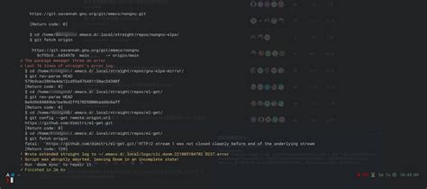 Emacs 282 升级后 Doom Sync 出问题了 有没有办法退回到之前的版本 Emacs General Emacs
