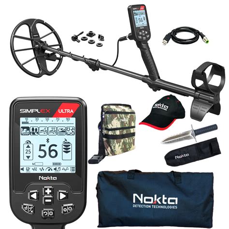 Nokta Simplex Ultra Waterproof Metal Detector Finds Pouch Hat Digge Detector Experts