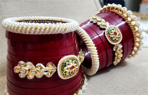 Heavy Rajputi Chura Dhal Uttar Chura Indian Wedding Bridal Rajputi