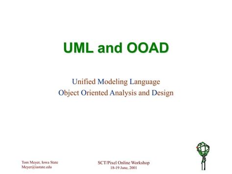 Unified Modeling Language Object Oriented Analysis And Design Ppt