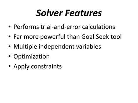 Ppt Installing Solver In Microsoft Excel Powerpoint Presentation