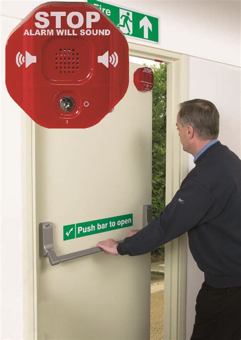 Fire Depot 112 1060 Firechief Exit Stopper Door Alarm STI6400 Aldea Group