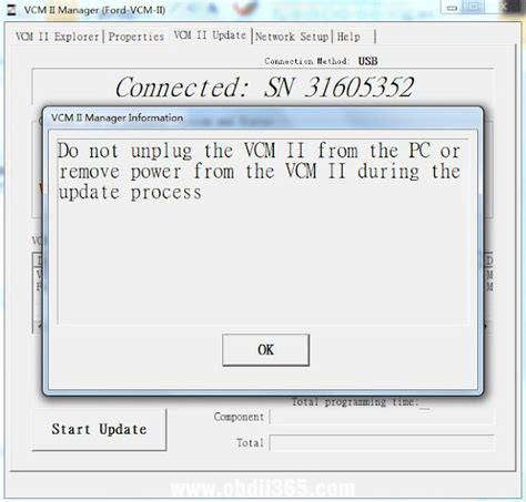 кола за диагностика VCM2 IDS Mismatch software versions Error Solution