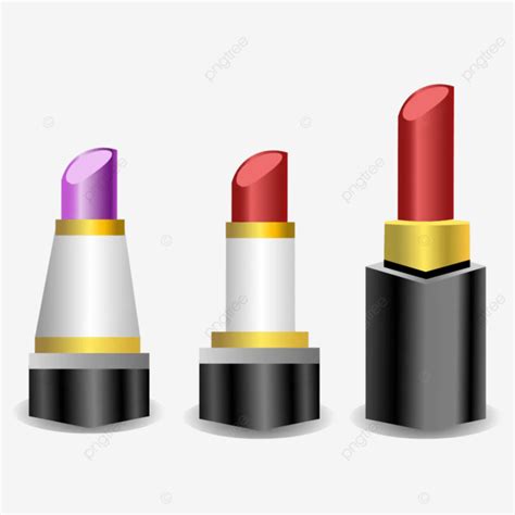 여성을 위한 세 가지 립스틱 아이템 립스틱 립스틱 여자 뷰티 립스틱 Png 일러스트 및 Psd 이미지 무료 다운로드 Pngtree