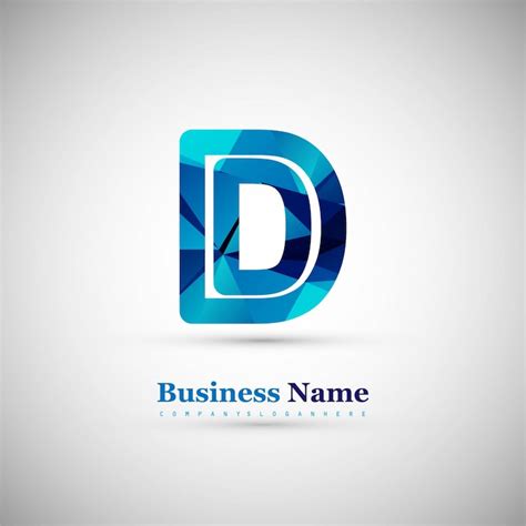 Blue Letter D Logo