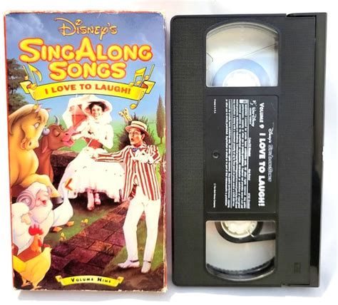 Disneys Sing Along Songs Mary Poppins I Love To Laugh Vintage Vhs