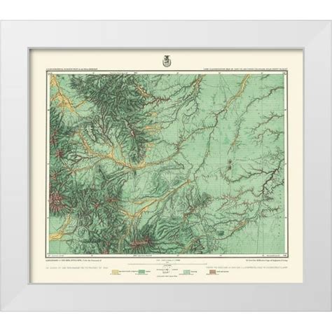 Us Army 13x12 White Modern Wood Framed Museum Art Print Titled South Colorado Land