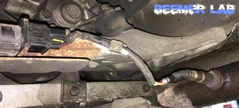 Beemer Lab E I Front Of Cat O Lambda Sensor Replacement Fault Code D A B
